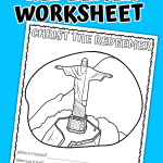 Christ the Redeemer Worksheet & Fun Facts for Kids