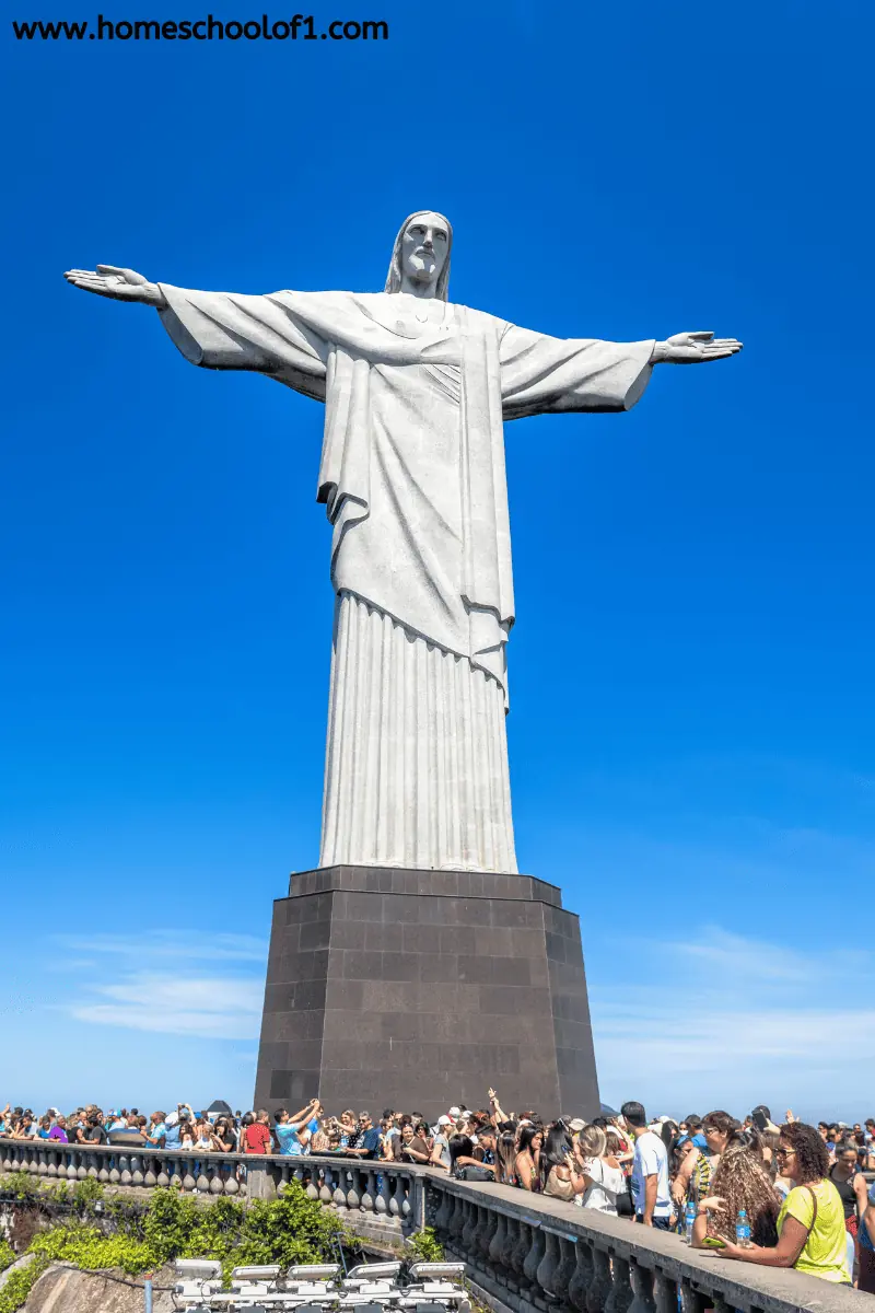 Christ the Redeemer Worksheet & Fun Facts for Kids