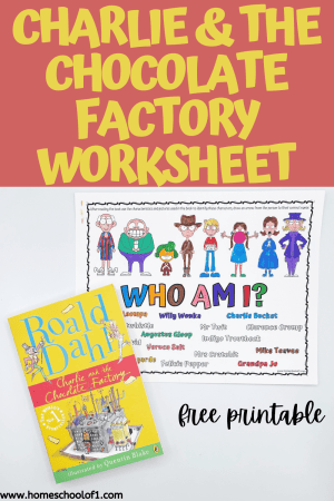 Free Charlie and the Chocolate Factory Worksheet