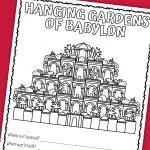 Hanging Gardens of Babylon Worksheet & Fun Facts for Kids