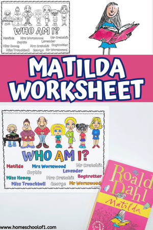 Free Matilda Worksheet | Coloring & Matching Fun