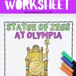 Statue of Zeus at Olympia Worksheet