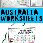 7 Continent of Australia and Oceania Worksheets