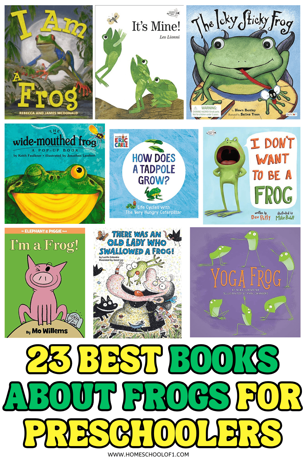 Books About Frogs for Preschoolers