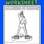 Colossus of Rhodes Worksheet & Fun Facts for Kids