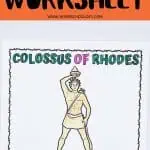 Colossus of Rhodes Worksheet & Fun Facts for Kids