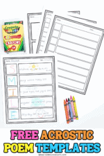 Acrostic Poem Template (10 Free Printables)