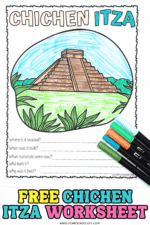 Chichen Itza Worksheet & Fun Facts for Kids