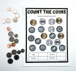 Free Identify Coins Worksheets for Kindergarten