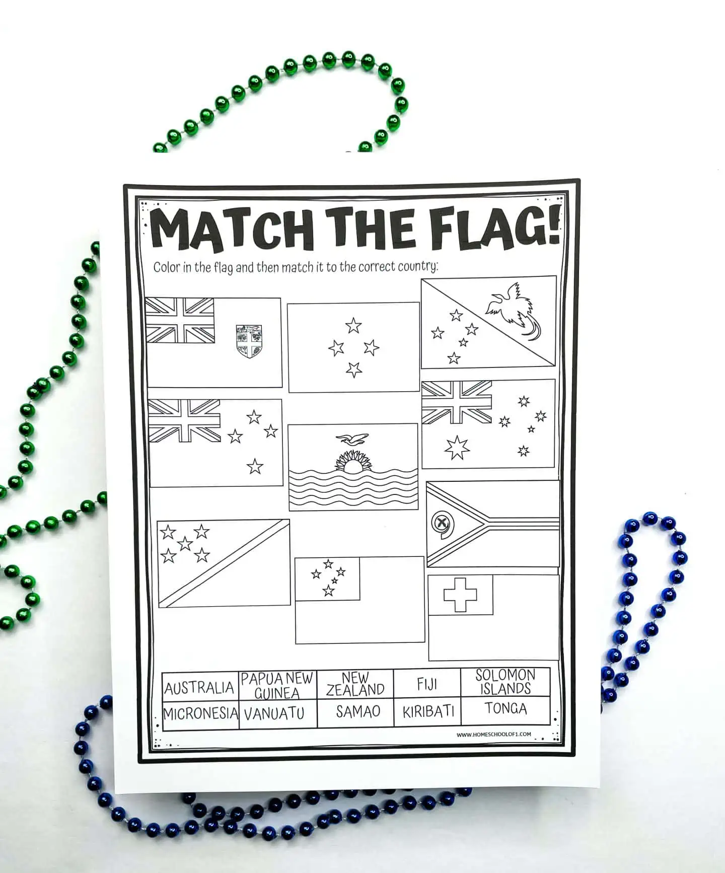 7 Continent of Australia and Oceania Worksheets