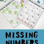 Missing Numbers 1-20 Worksheet (4 Free Printables)