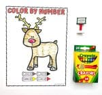 Free Reindeer Preschool Worksheets (Holiday Printables)