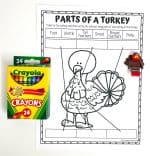 Free Parts Of A Turkey Worksheet