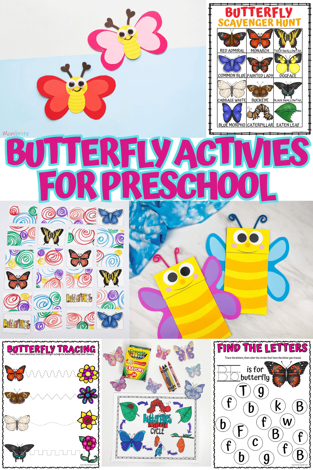 Butterfly Activities for Preschoolers | Free Printables & Crafts