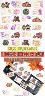 Free Thanksgiving Memory Game Printable