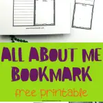 Free Back to School Bookmark Printable