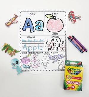 Free Back to School Alphabet Worksheets