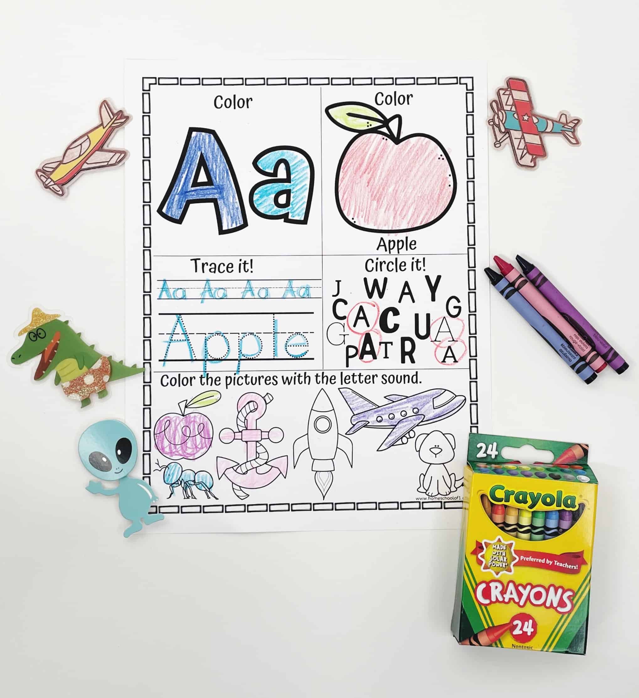 Free Back to School Alphabet Worksheets