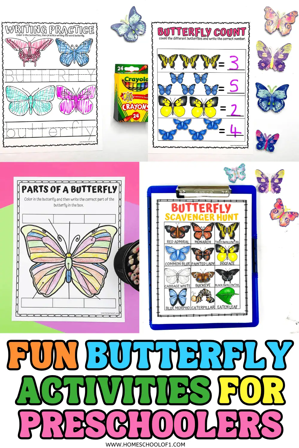 Butterfly Activities for Preschoolers | Free Printables & Crafts