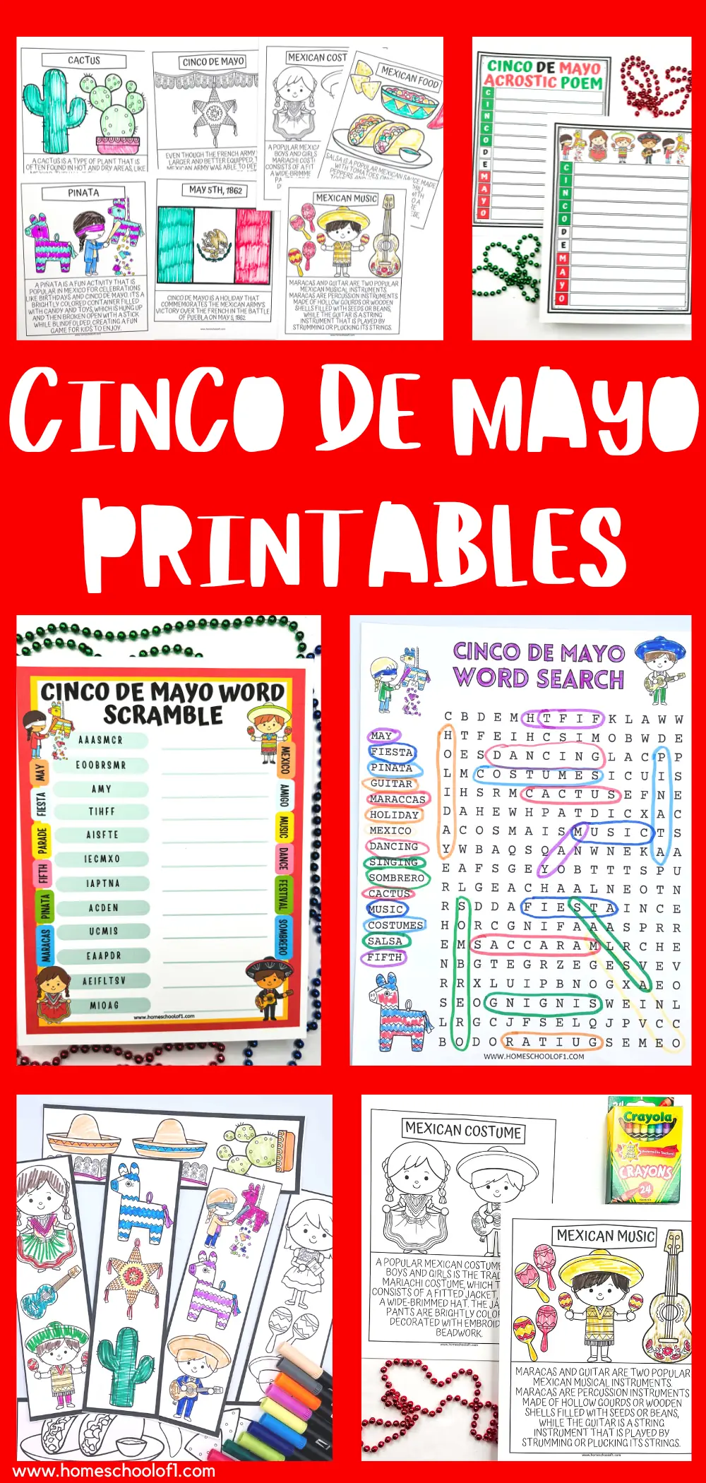 Free Cinco de Mayo Printables for Kids