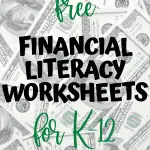 23 Free Financial Literacy Worksheets for Kids K-12