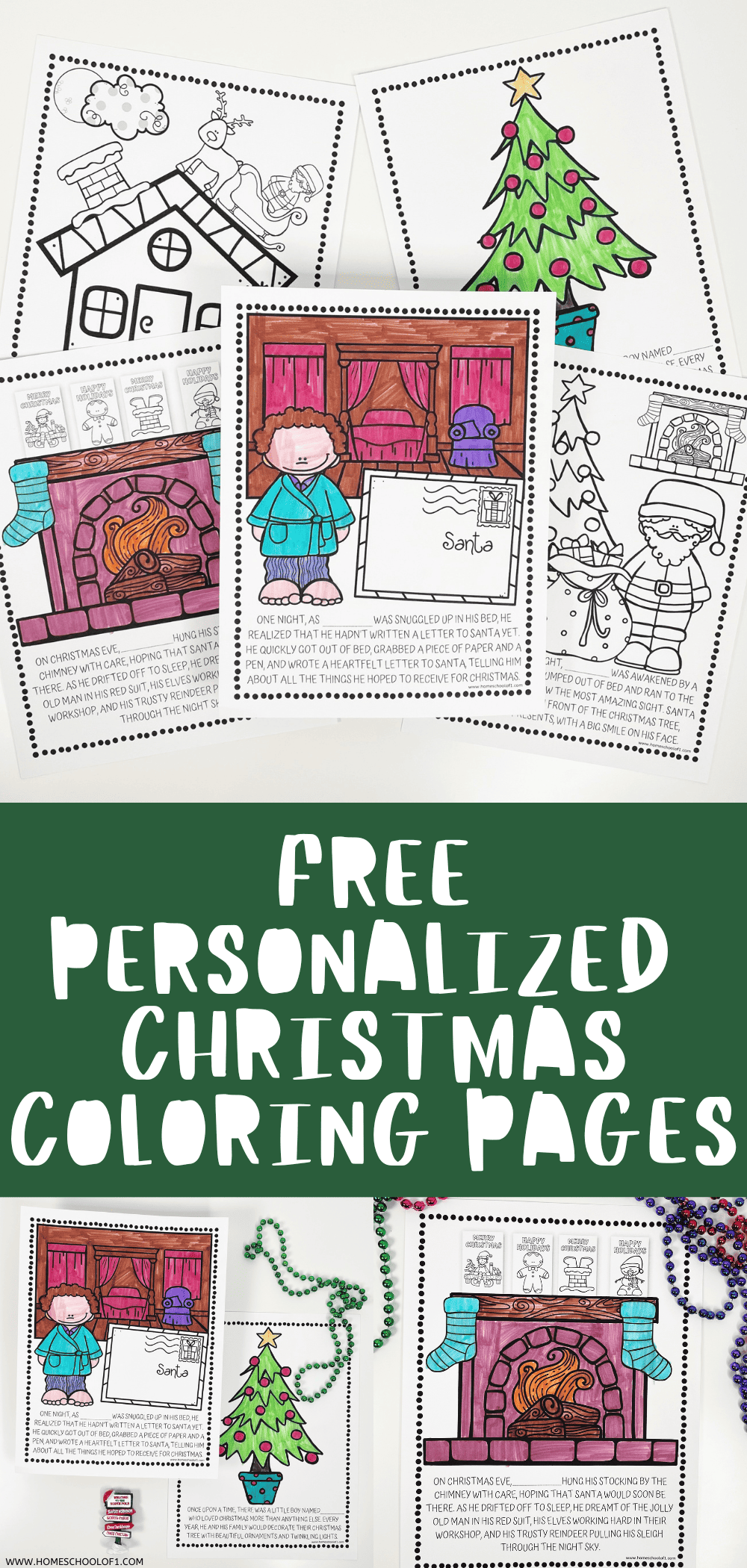 Free Christmas Coloring Pages for Kids