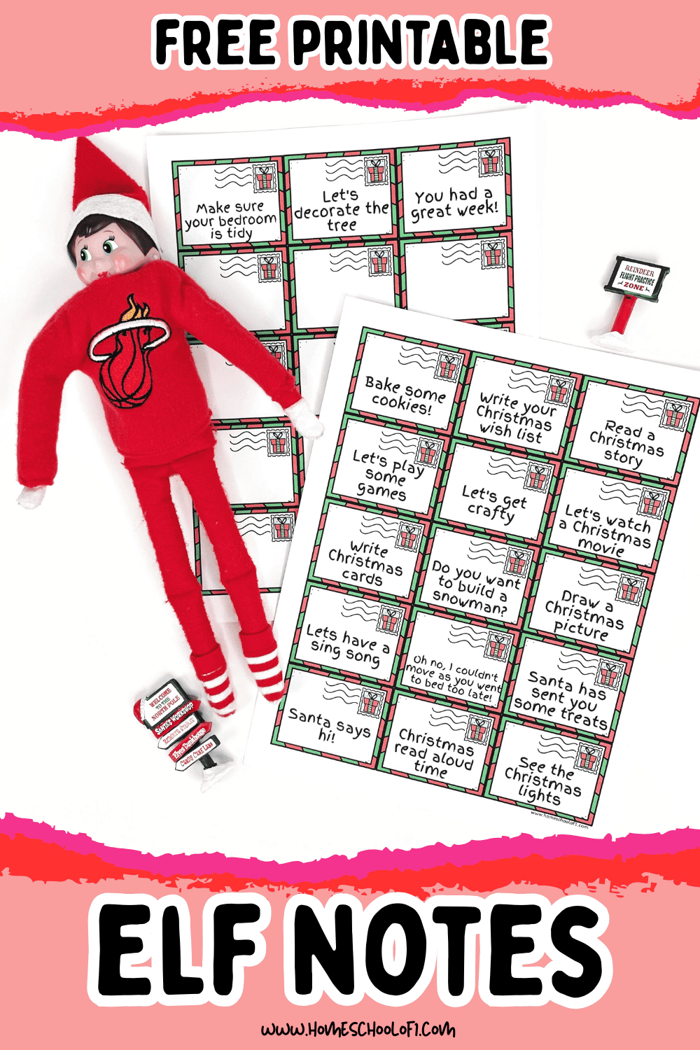 30 Free Printable Elf on the Shelf Notes