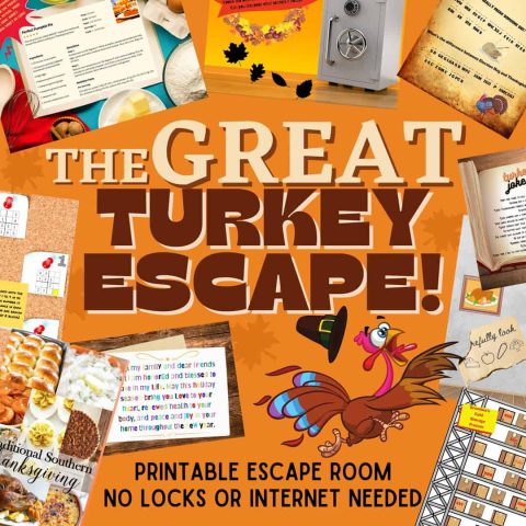 Thanksgiving Escape Room Ideas for Kids
