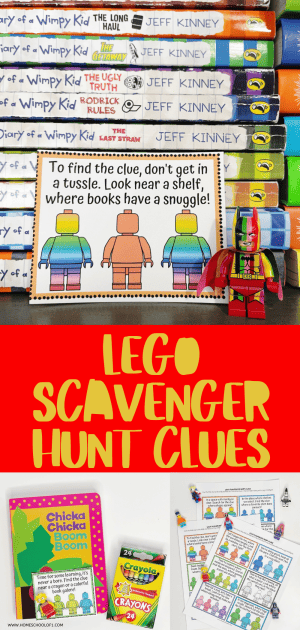 Lego Scavenger Hunt Clues (Free Printable)