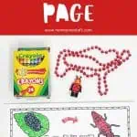 Free Ladybug Life Cycle Coloring Page