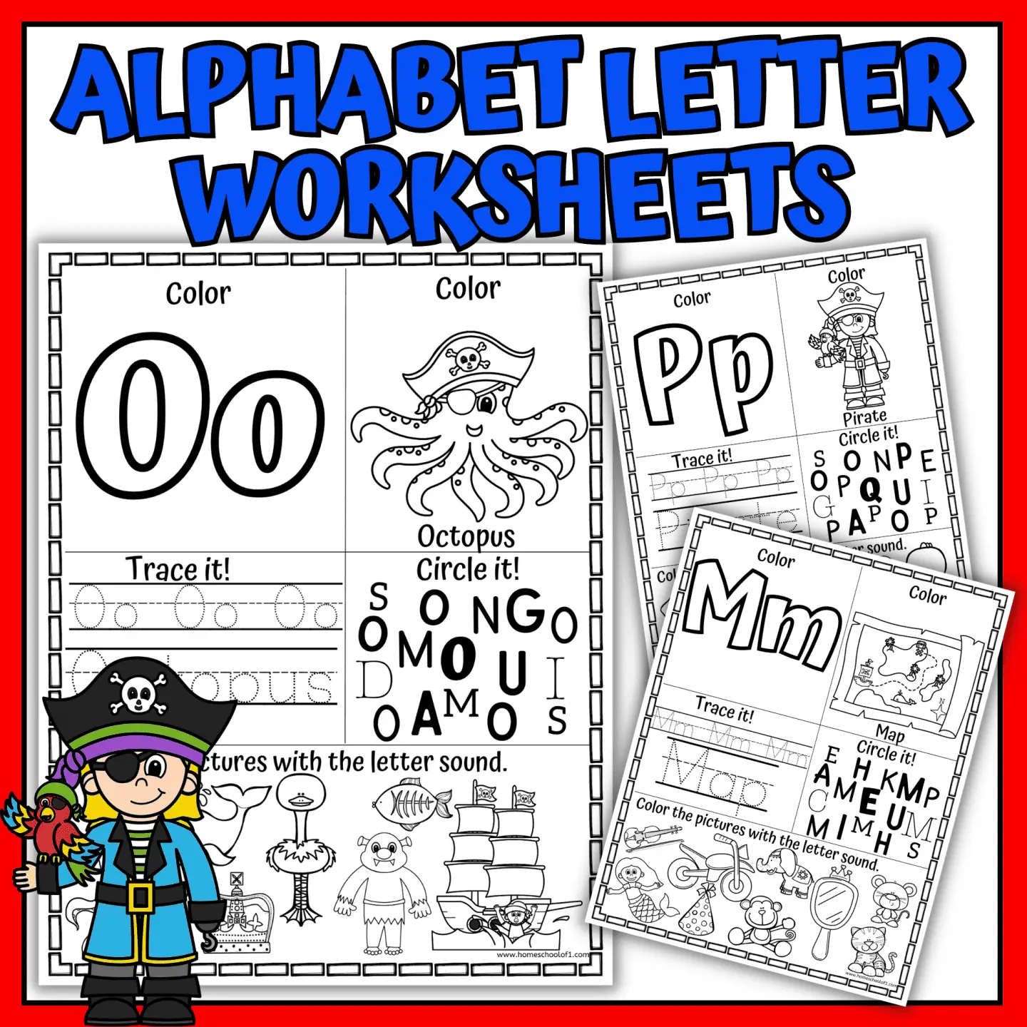 71 Free Preschool Alphabet Worksheets