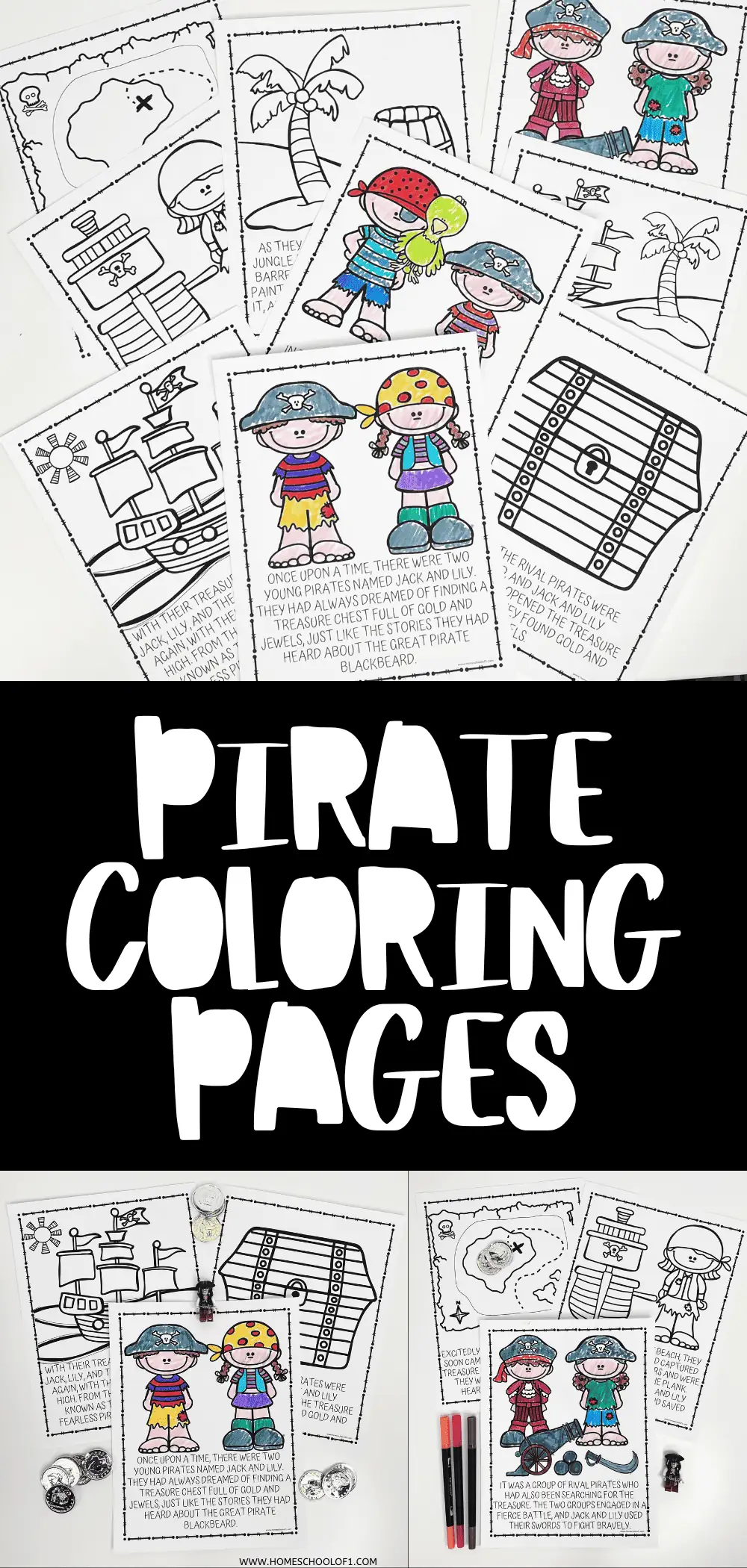 Free Pirate Coloring Pages