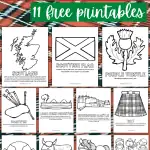 11 Free Scottish Coloring Pages for Kids