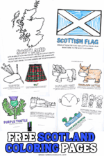 11 Free Scottish Coloring Pages for Kids