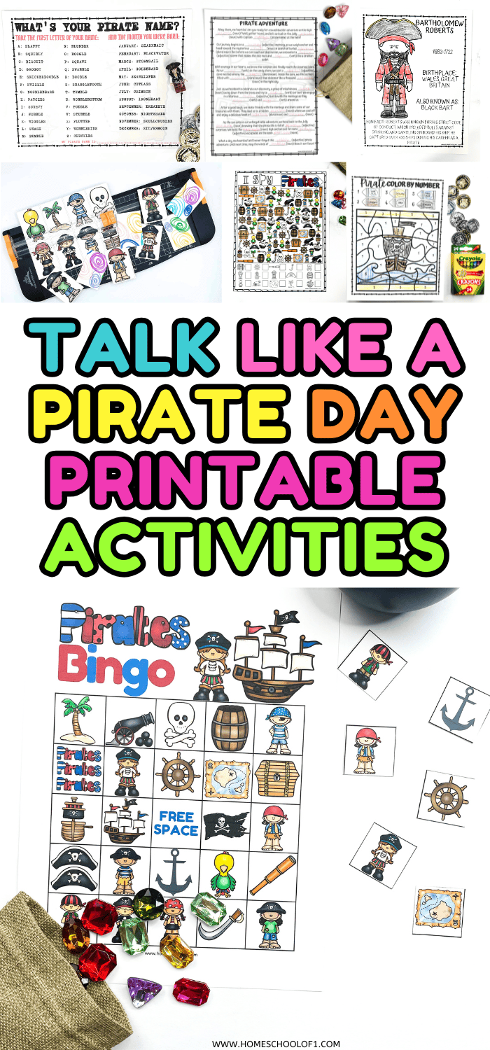 49 Talk Like A Pirate Day Activities For Kids