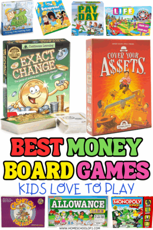 Best Money Board Games for Kids (Financial Literacy Games)