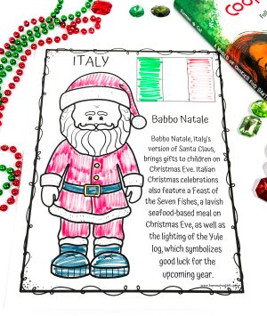 Free Christmas In Italy Worksheets