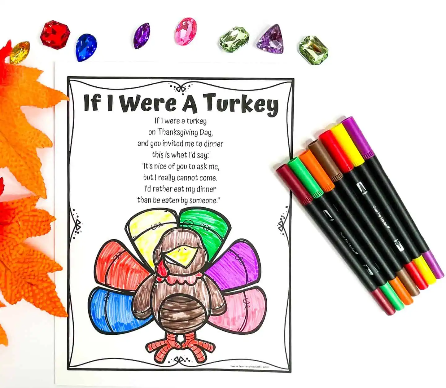 Thanksgiving Poetry for Kids (6 Free Printables)