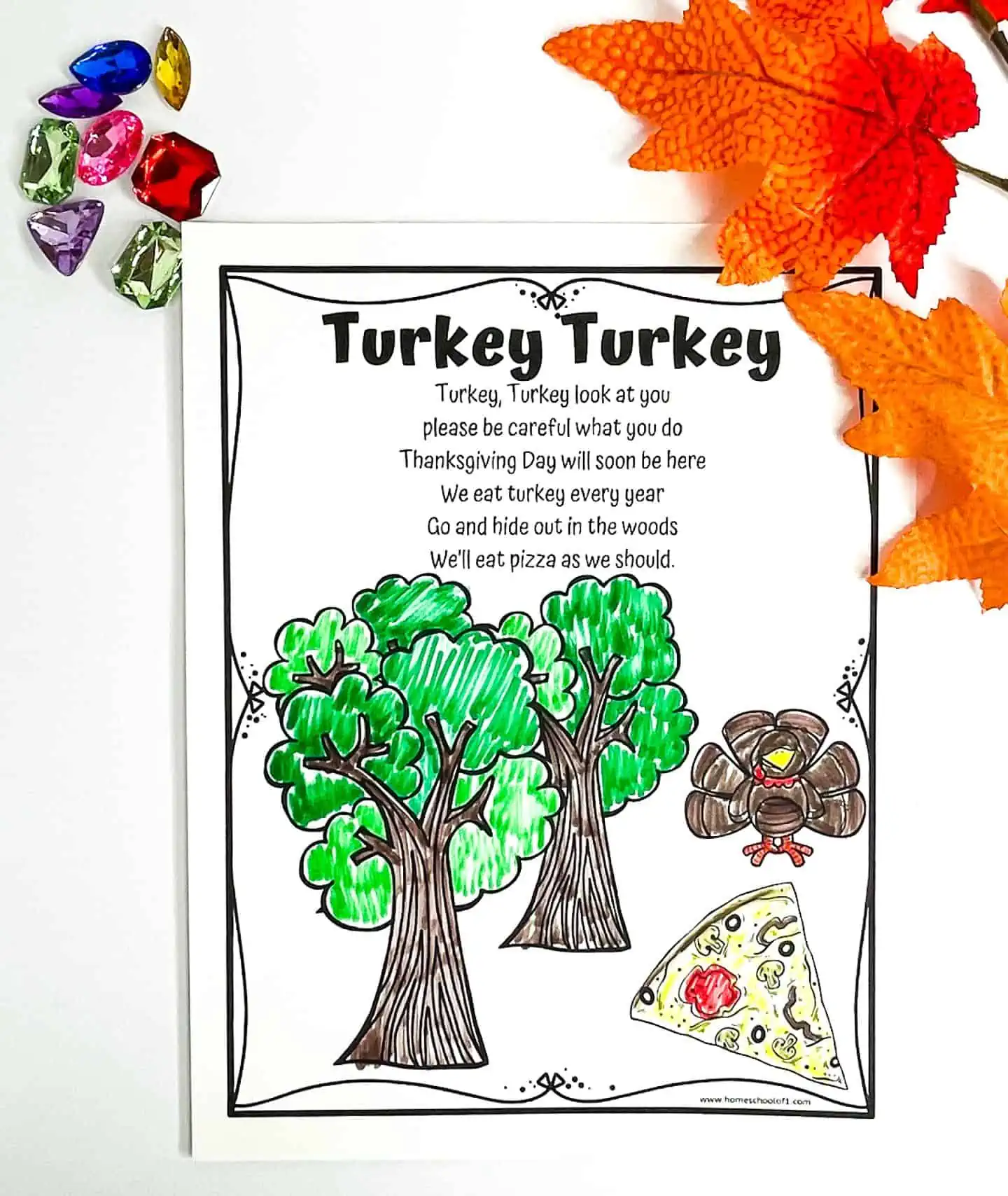 Thanksgiving Poetry for Kids (6 Free Printables)