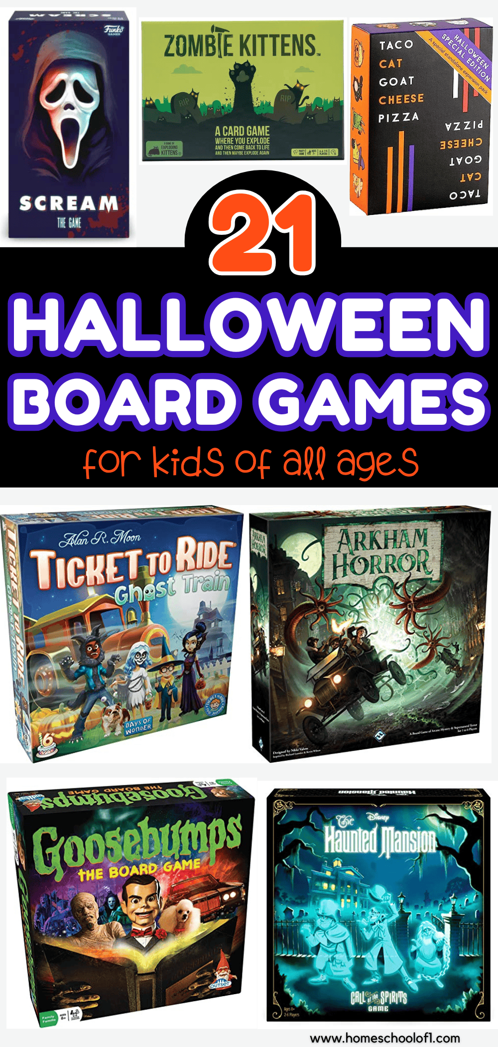 21 Best Halloween Board Games For Kids Of All Ages