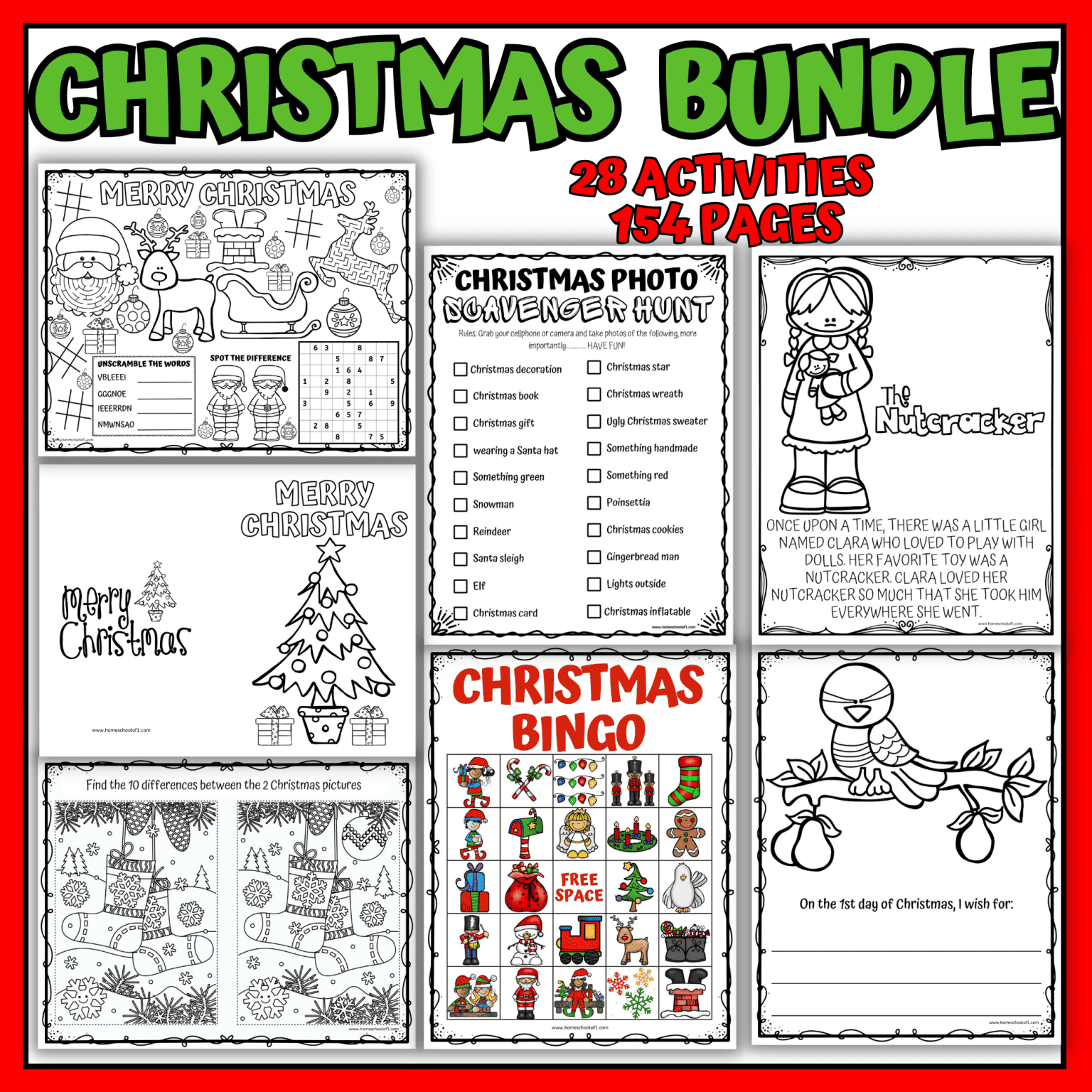 Free Life Cycle of a Christmas Tree Worksheet