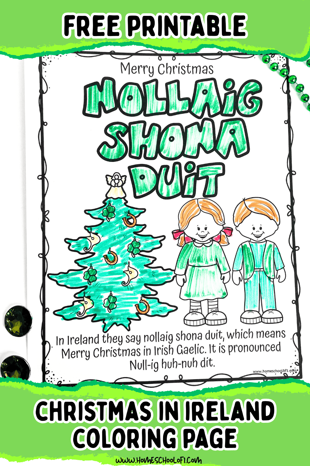 Free Christmas In Ireland Worksheets