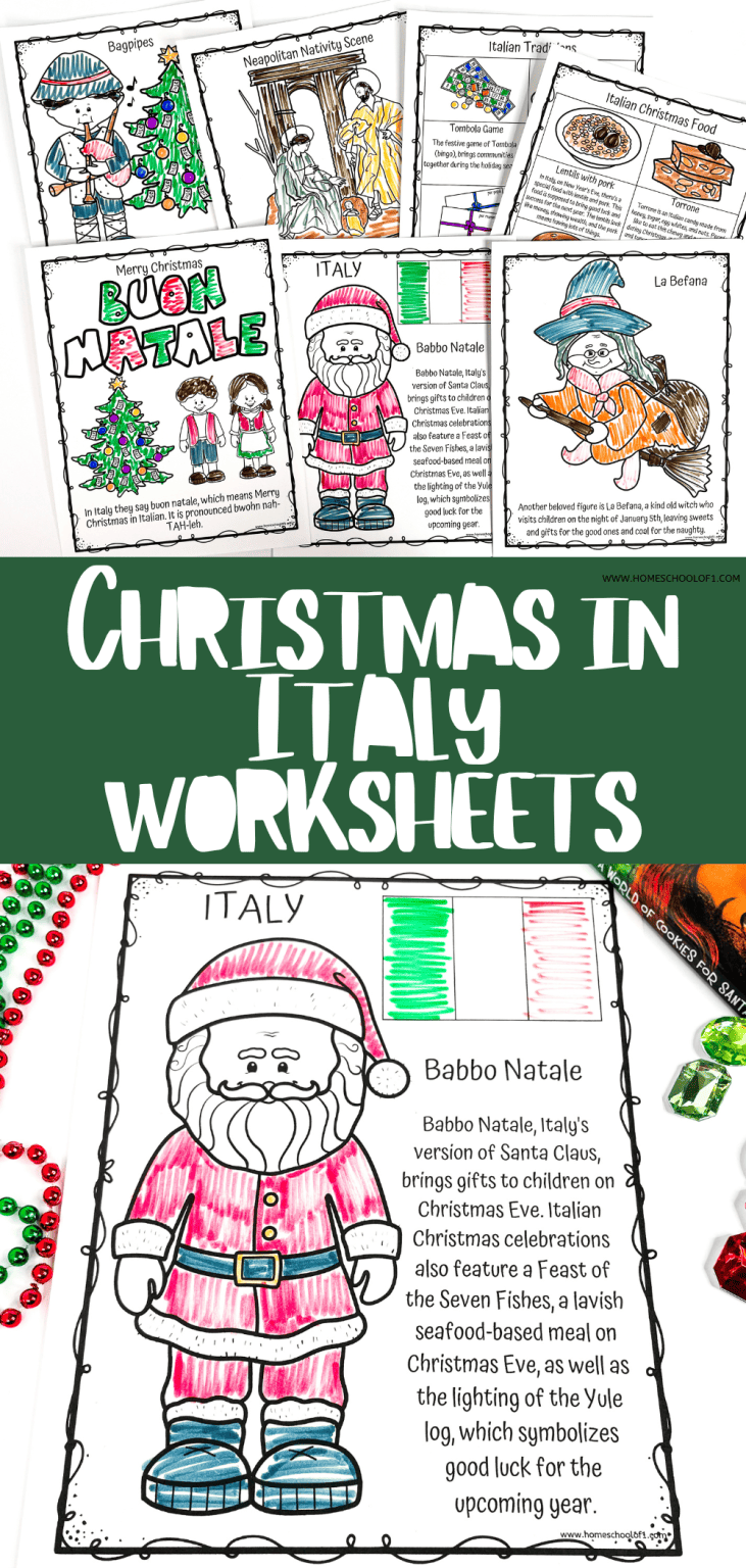 Free Christmas In Italy Worksheets