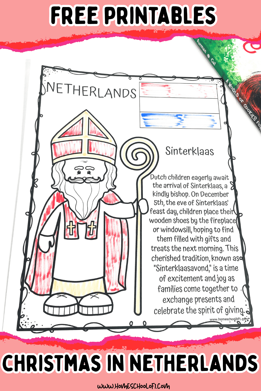 Free Christmas In The Netherlands Worksheet