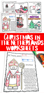 Free Christmas In The Netherlands Worksheets