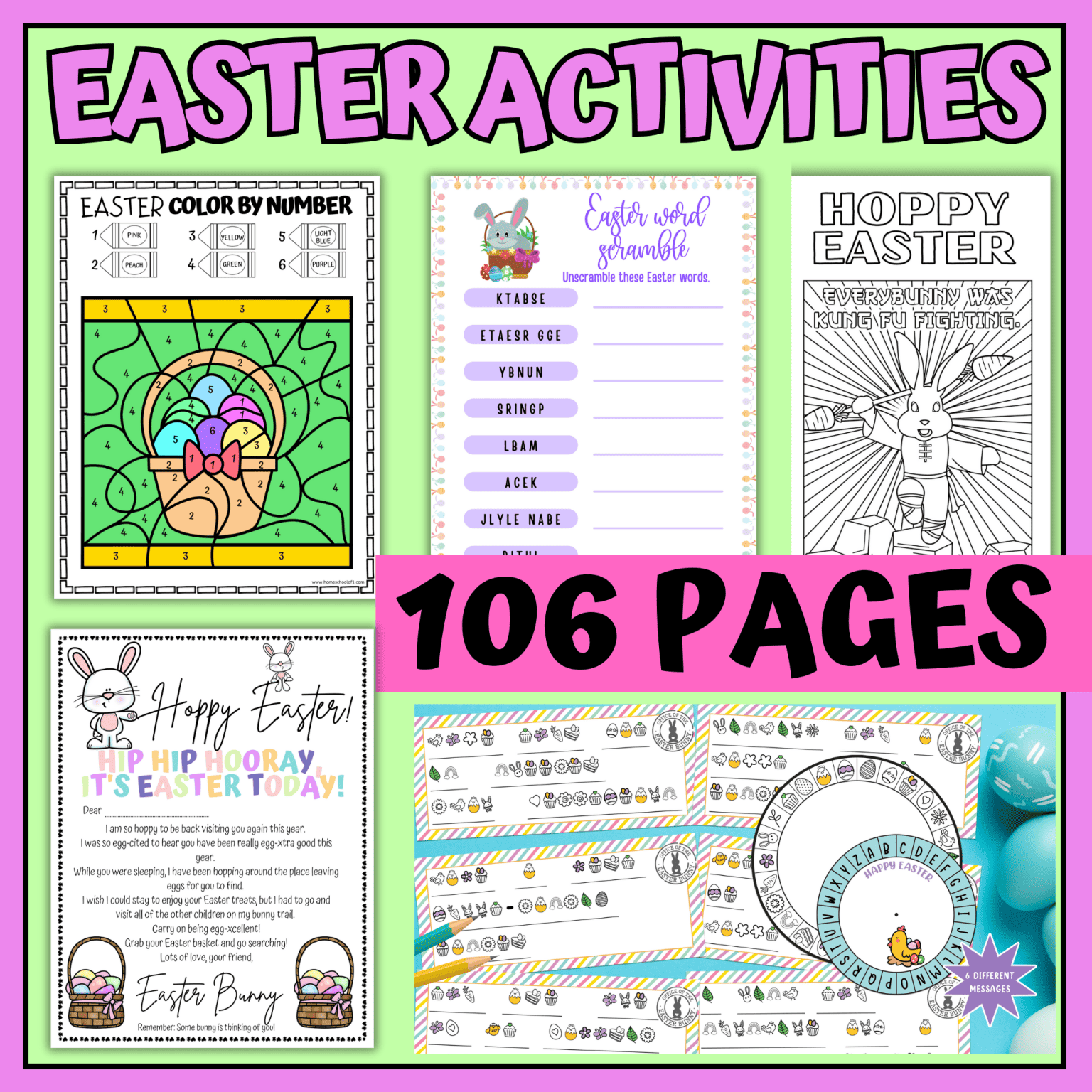 Free Easter Acrostic Poem Templates for Kids