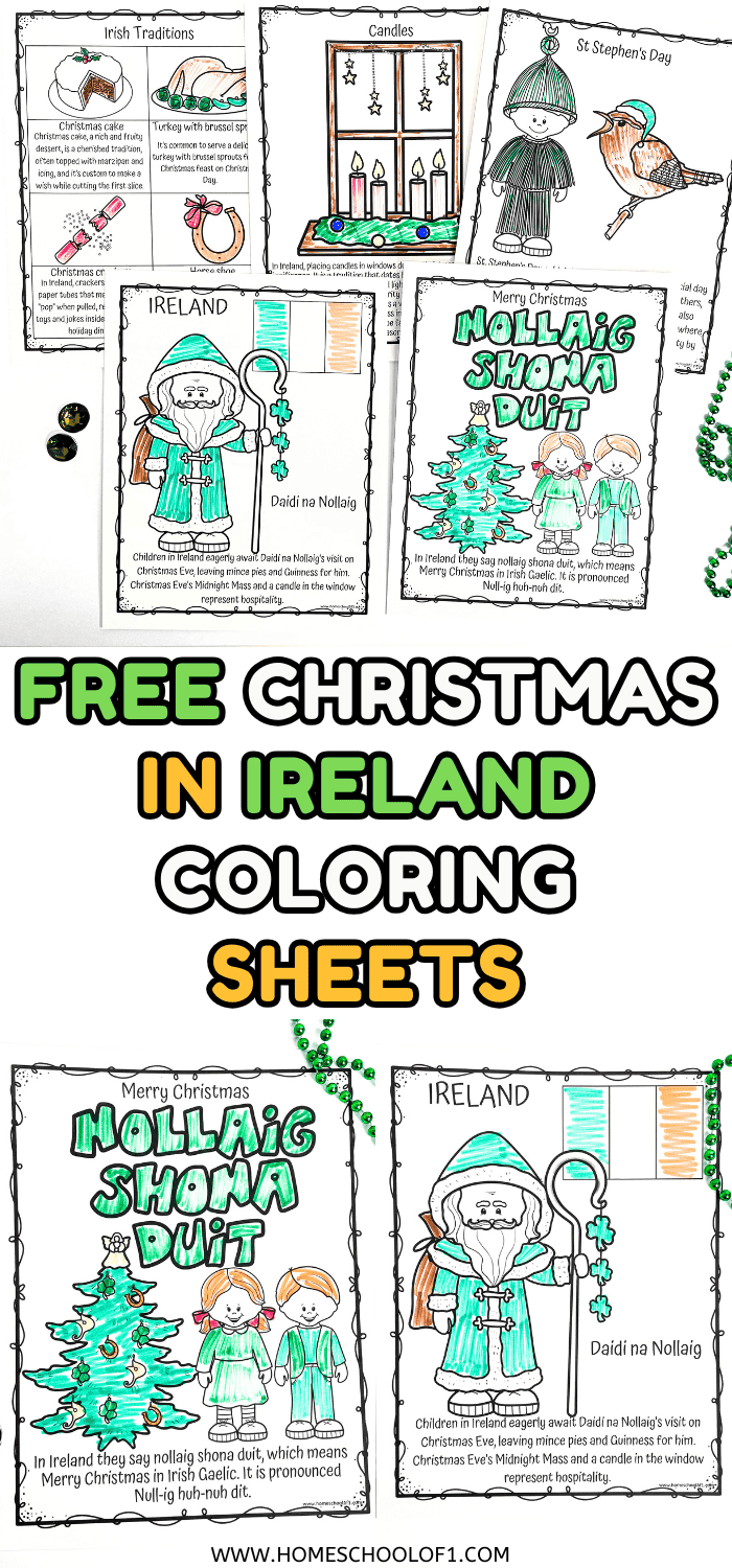 Free Christmas In Ireland Worksheets