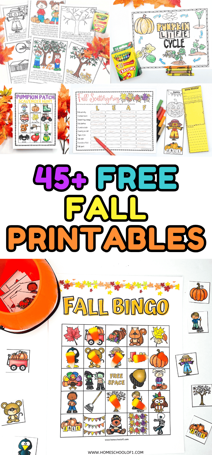 47 Free Fall Printables for Kids