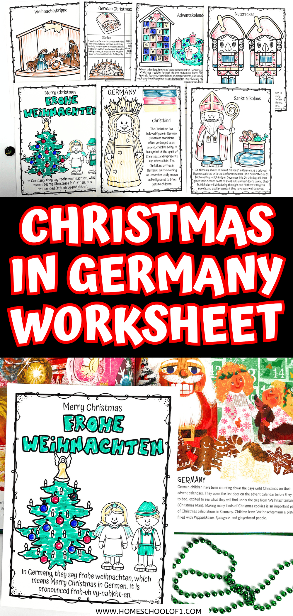 Free Christmas In Germany Worksheet