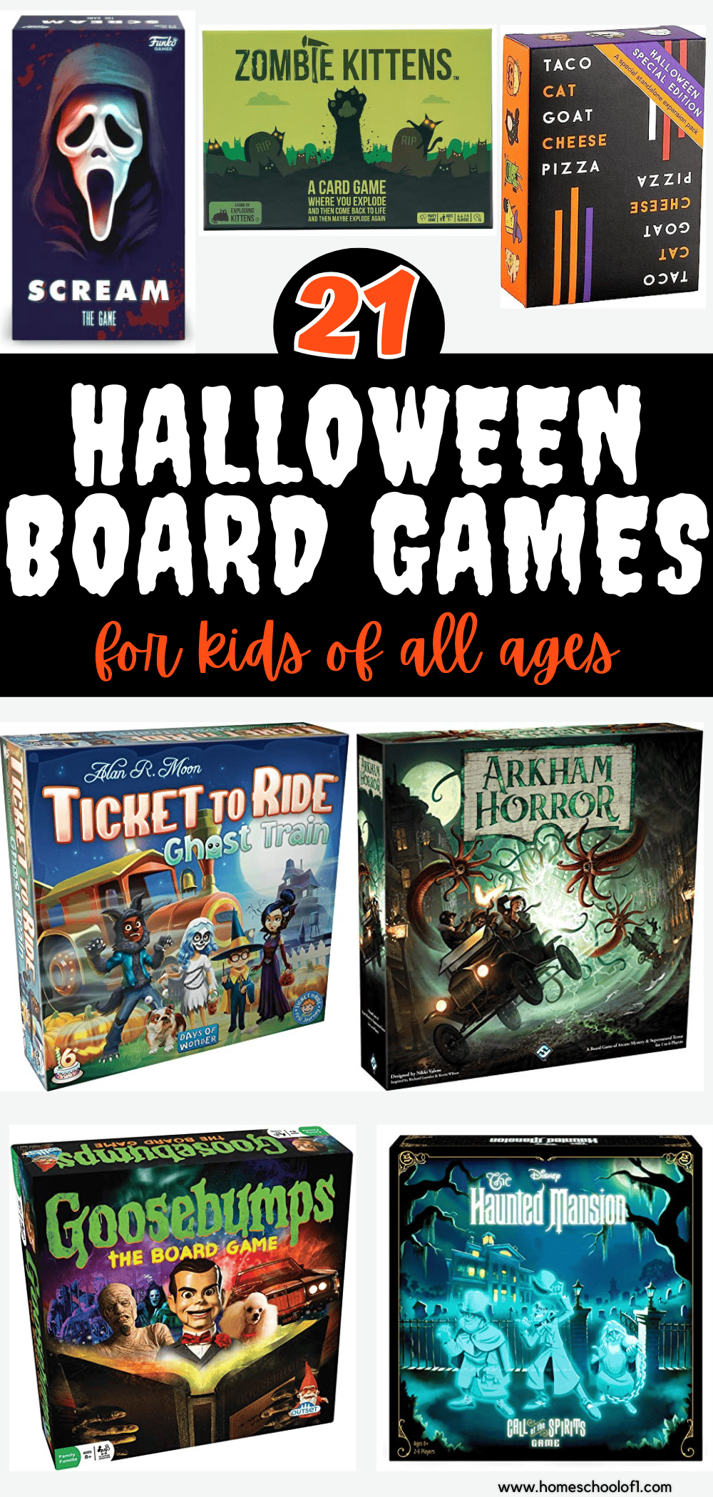 21 Best Halloween Board Games For Kids Of All Ages